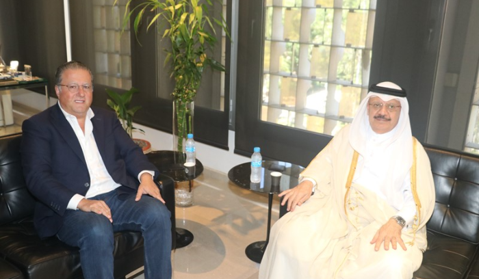 Choucair meets Qatari Ambassador on farewell visit - MTV Lebanon