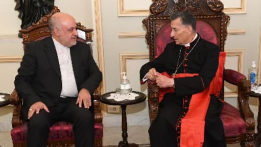 Patriarch Rahi broaches developments with Iranian Ambassador, meets MP ...