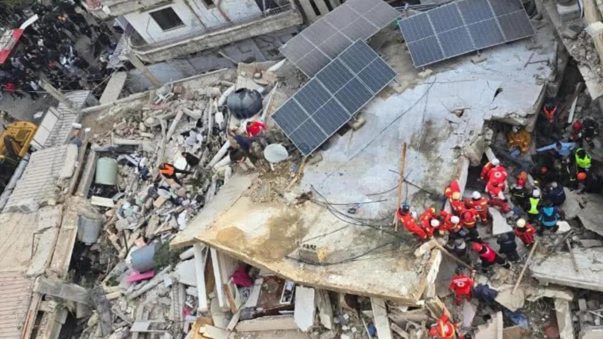Missing woman located under collapsed Tripoli building - MTV Lebanon