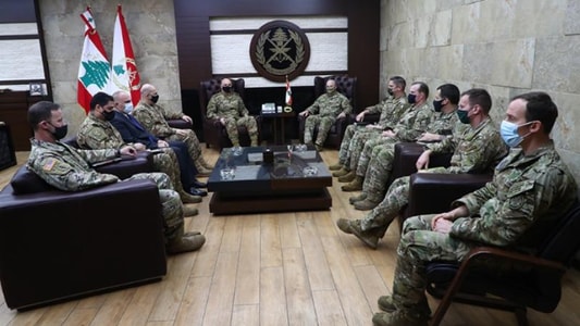 Army Chief meets SOJTF-Levant Commander - MTV Lebanon