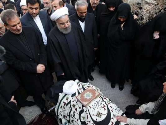 Iran bids farewell to former president Rafsanjani in a show of unity ...