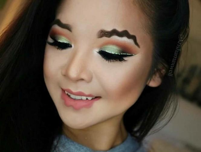 Squiggle Eyebrows and Lips: Latest Bizarre Online Beauty Trends - MTV ...