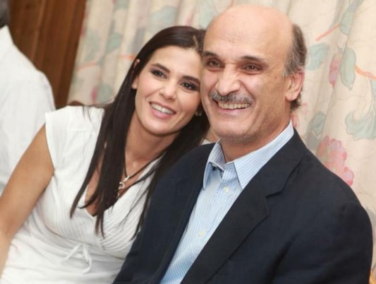 Lebanese Forces Chief Samir Geagea and his wife MP Sethrida Geagea have ...