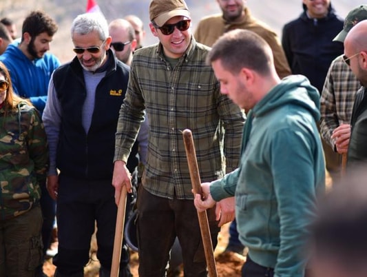 طوني فرنجية يزرع مع شباب لبنان ٣٤٠٠ شجرة أرز - MTV Lebanon