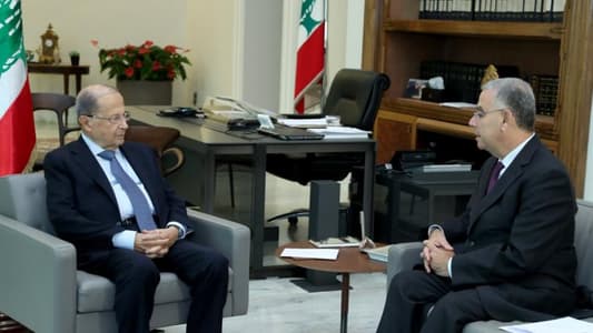 الرئيس عون استقبل السفير خليل كرم وعرض معه للأوضاع العامة في البلاد