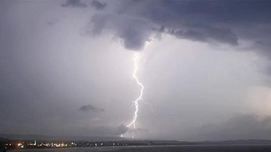 Weather: Rainy coupled with lightning and thunder - MTV Lebanon