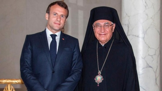 Patriarch Absi meets Macron - MTV Lebanon