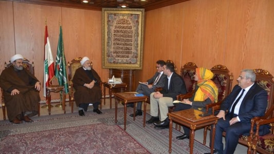 Ali Al Khatib meets German, Algerian ambassadors - MTV Lebanon