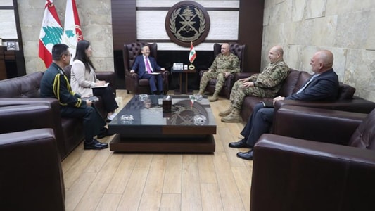 Army Commander meets Korean Ambassador - MTV Lebanon