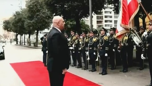 The President of the Republic Joseph Aoun has arrived at St George ...