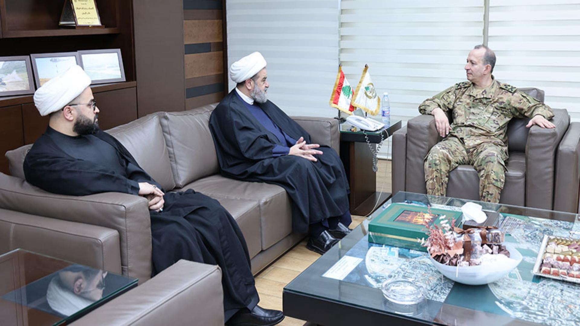 Army chief receives visitors - MTV Lebanon