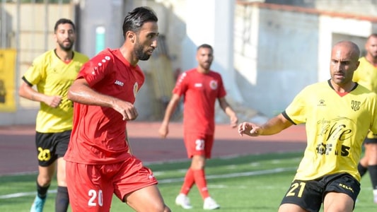 The match between Al-Nejmeh and Al-Ahed ended with a 1-1 draw within ...