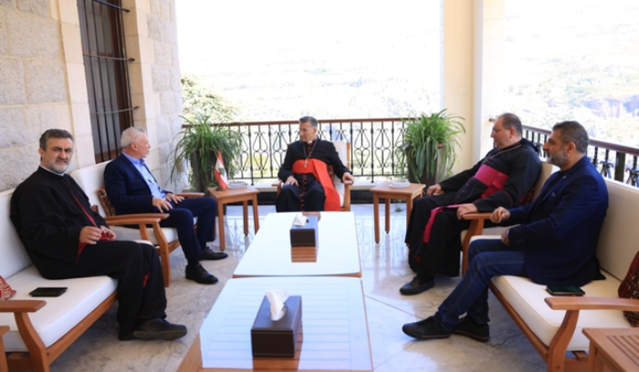 Patriarch Rahi meets Marada Movement Head Frangieh in Diman - MTV Lebanon