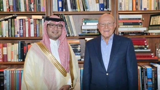 Salam tackles developments with Ambassador Bukhari - MTV Lebanon