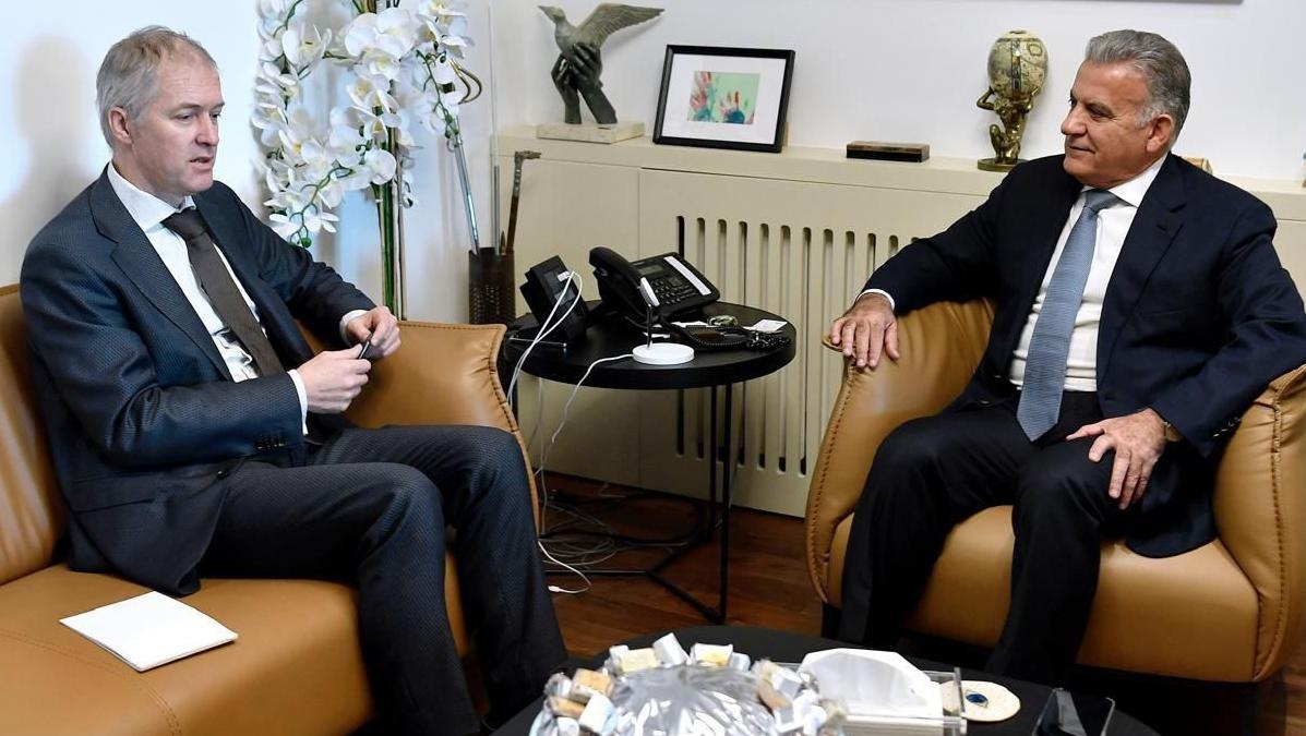 Abbas Ibrahim meets new Belgian Ambassador - MTV Lebanon