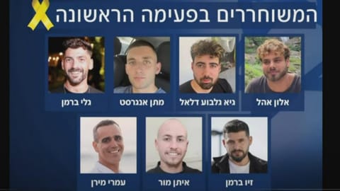 Israeli Channel 12: The hostages' families received photos of the ...
