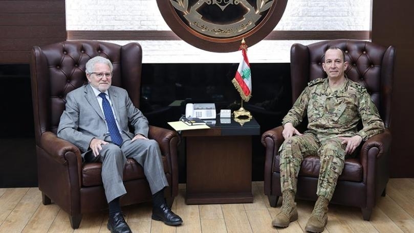 Army Commander broaches situation with Spanish Ambassador - MTV Lebanon