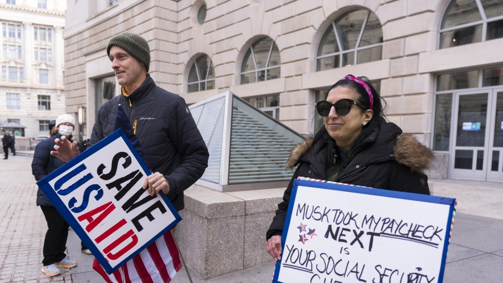 USAID workers say goodbye to headquarters as Trump drastically cuts ...
