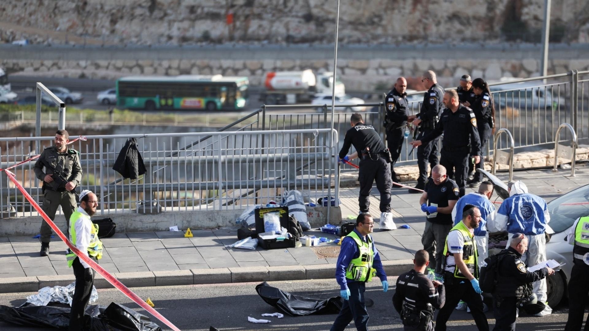 Israeli Channel 12: The attackers in Jerusalem boarded a bus and opened ...