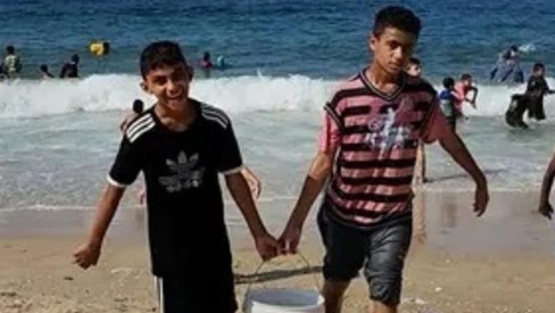 Watch: Gaza residents compelled to visit the beach to bathe and wash ...
