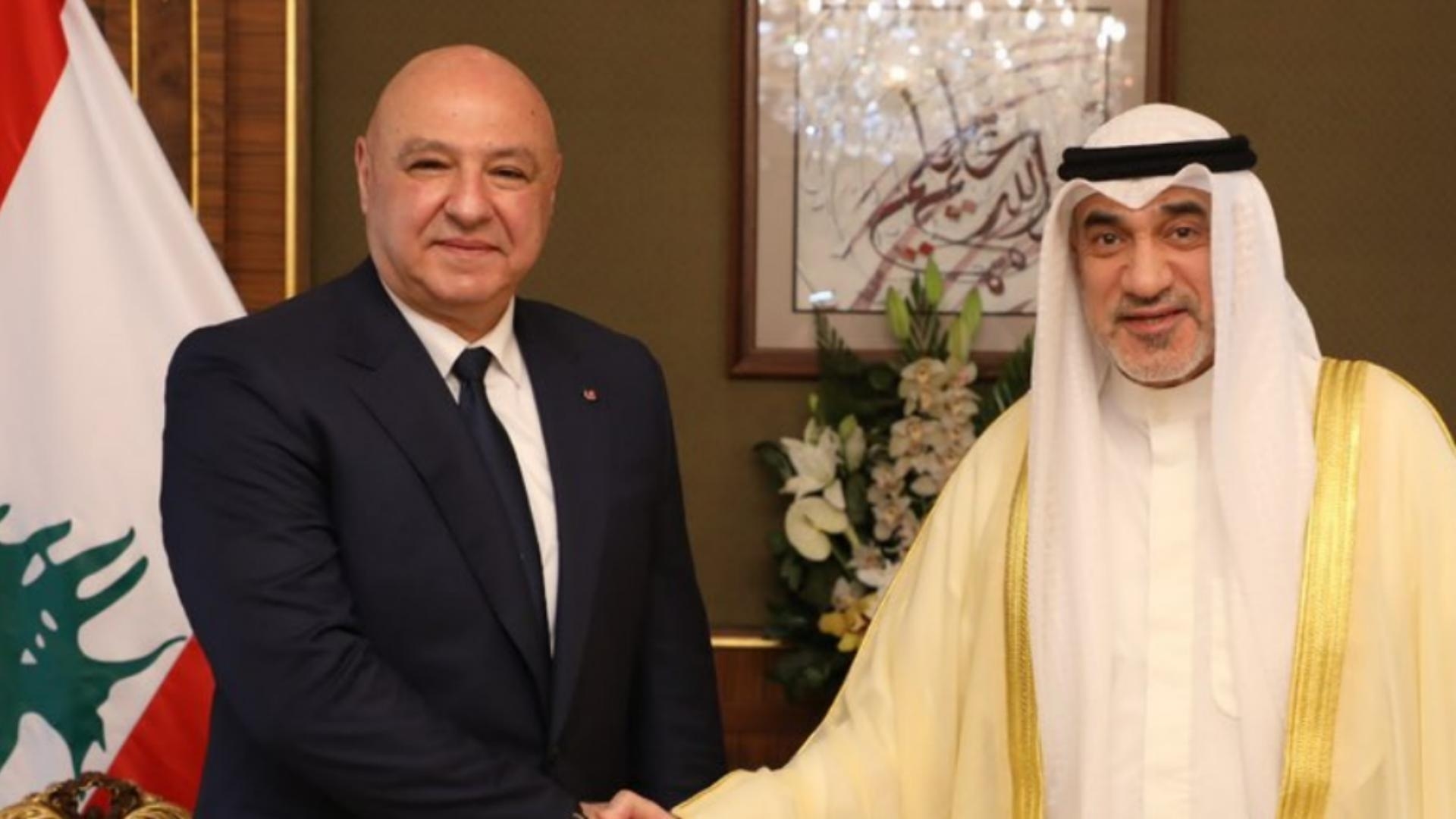 President Aoun met with the Acting Prime Minister of Kuwait, Sheikh ...