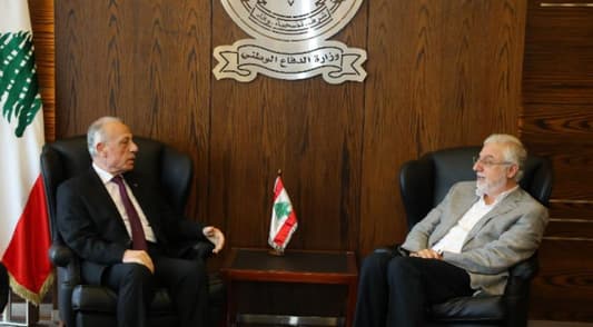 Defense Minister broaches developments with MP Samad - MTV Lebanon