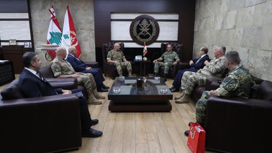 Army chief meets Austrian Chief of Defense staff - MTV Lebanon