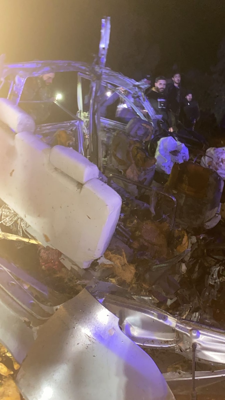 An Israeli drone has targeted a car between the towns of Zawtar and ...