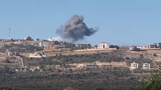 Watch: Israeli Enemy Conducts an airstrike on Ayta ash Shab - MTV Lebanon