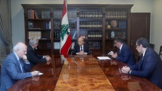 President Aoun has received the new British Ambassador to Lebanon ...