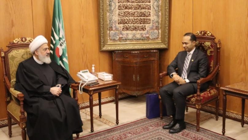 Sheikh Al-Khatib meets Ambassador of Malaysia - MTV Lebanon