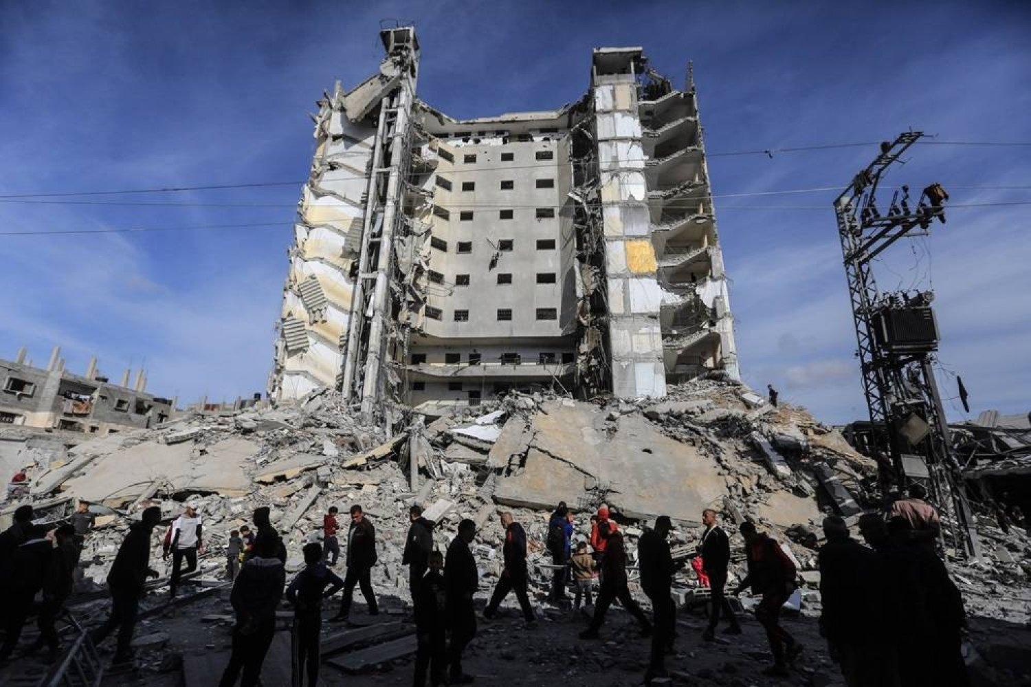 Israel strikes landmark residential tower in southern Rafah as truce ...