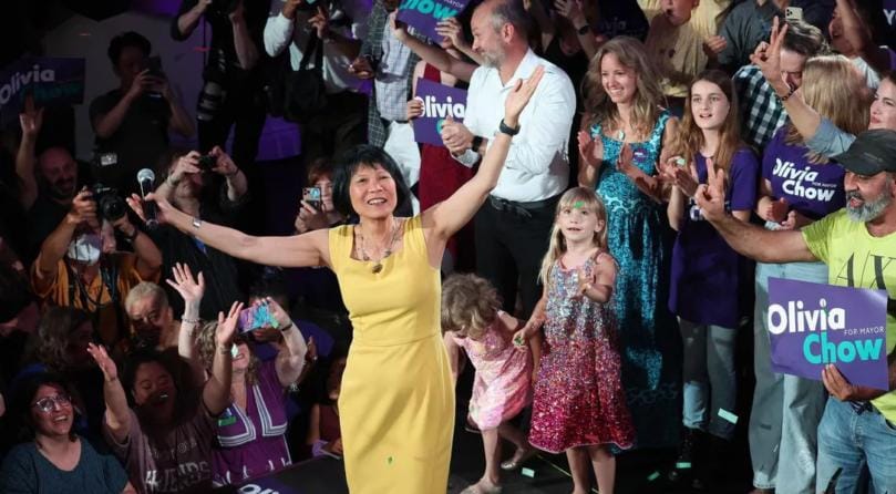 Olivia Chow Wins Election as Toronto's First Chinese-Canadian Mayor ...