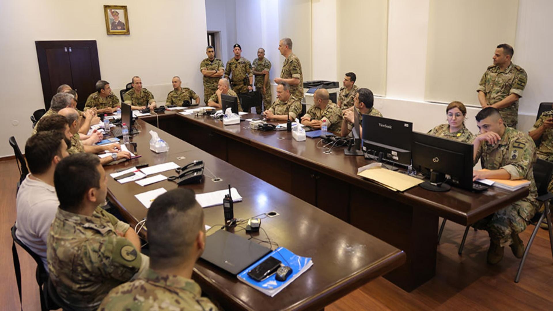 Army Chief visits Beirut Area Command’s central operations room - MTV ...