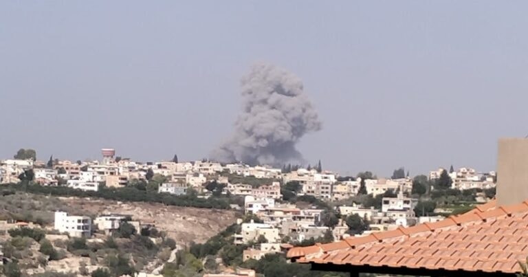 NNA: Israeli warplanes have targeted Kawthariyat al-Ruz, Khirbet Selm ...