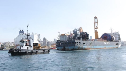 Ship with hazardous material on board leaves Beirut port - MTV Lebanon