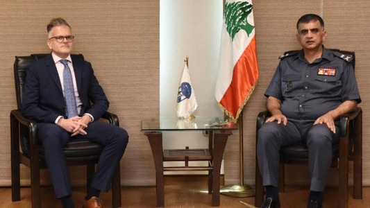 ISF’s Osman talks cooperation with US embassy delegation - MTV Lebanon