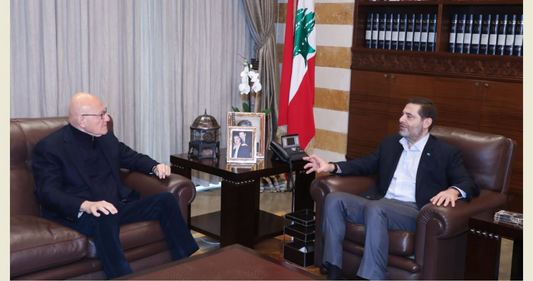 Hariri holds series of meetings at Beit Al Wasat - MTV Lebanon