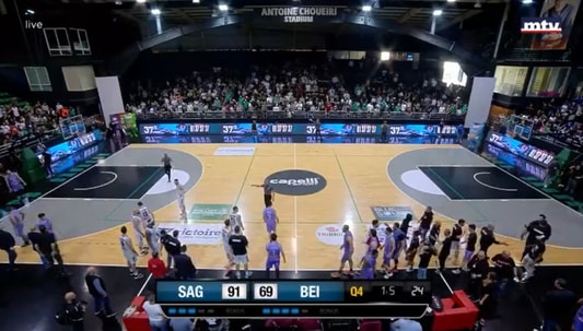 فوز Sagesse على Beirut بنتيجة 91-69 في إطار دور المجموعات من "Snips ...