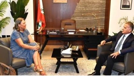 Major General Ibrahim meets Swiss Ambassador - MTV Lebanon