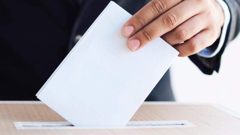The voting process is still ongoing at one of the polling stations in ...