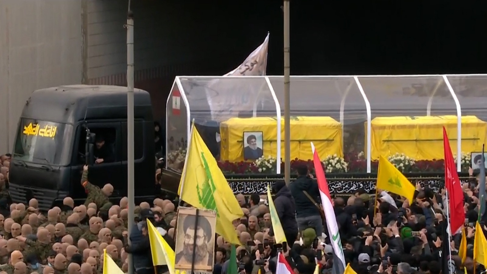 Watch: Nasrallah's Body Laid to Rest - MTV Lebanon