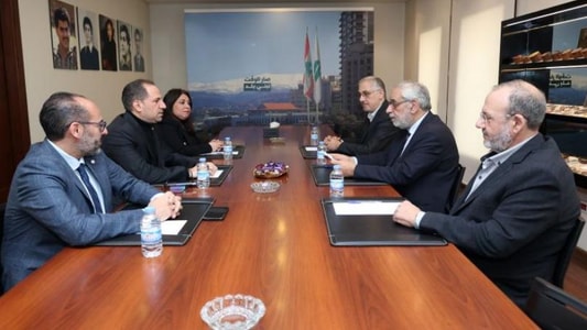 Kataeb leader receives Tashnag delegation - MTV Lebanon