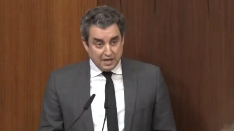 MP Marc Daou during the session discussing the 2024 budget: This is a ...